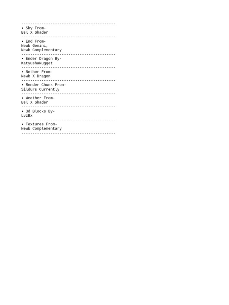Credits | PDF