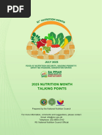 2025 Nutrition Month Rewritten Pledge | PDF