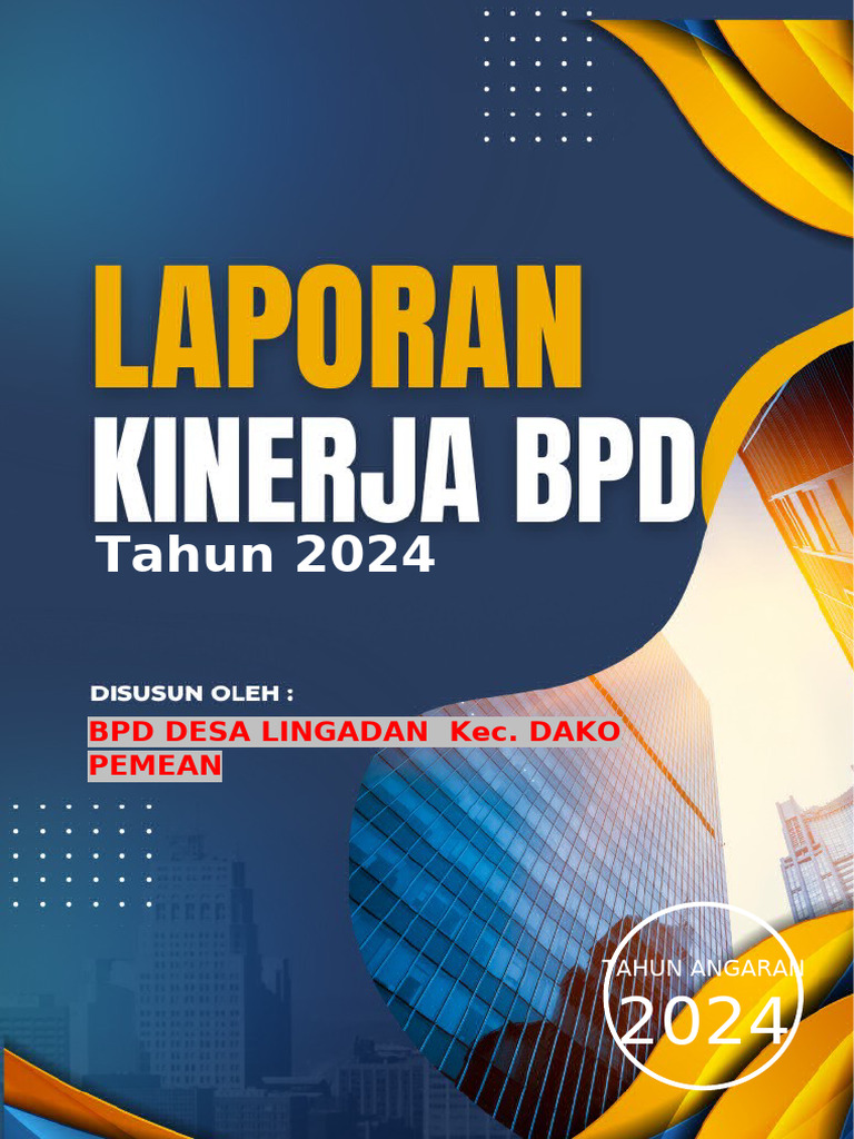Dok - LPPD BPD Desa Lingadan 2024 | PDF