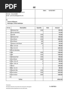 Bill Book Format Template Word | PDF