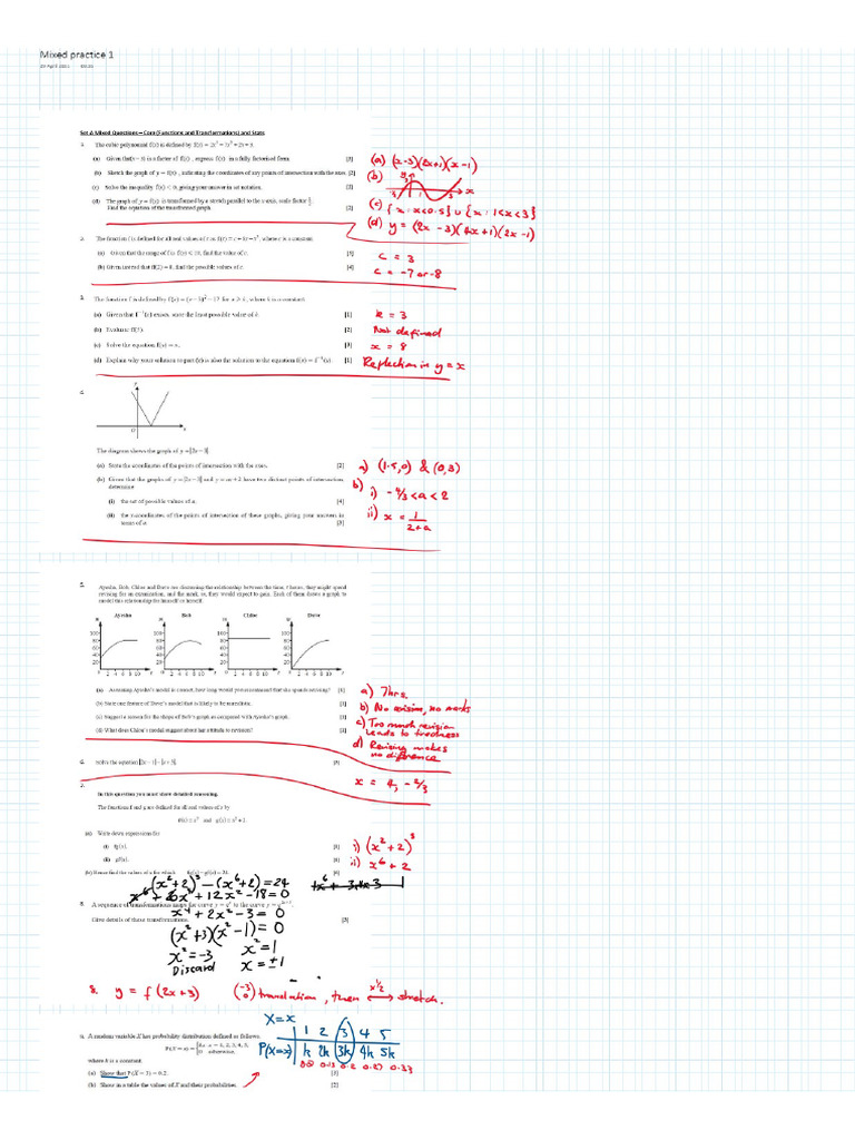Core and Stats 1 Q and Summary Ans | PDF
