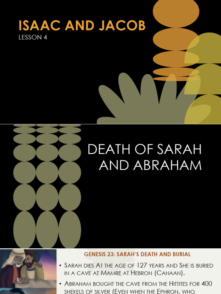 Lesson 4 - Isaac and Jacob | PDF | Abraham | Isaac