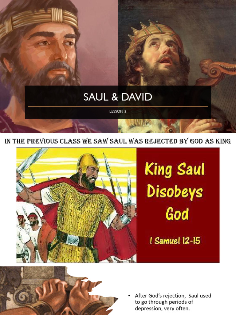 Saul and David - VIII Lesson3 | PDF | Saul | David