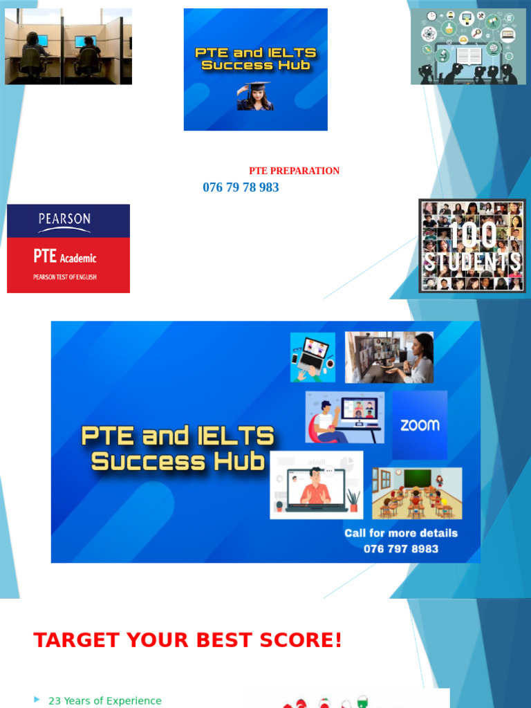PTE Exam Preparation Guide | PDF | Vocabulary | Reading Comprehension