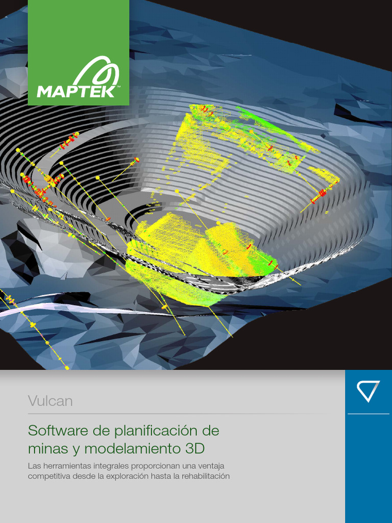 Maptek Vulcan: Software de Minería 3D | PDF | Software | Minería