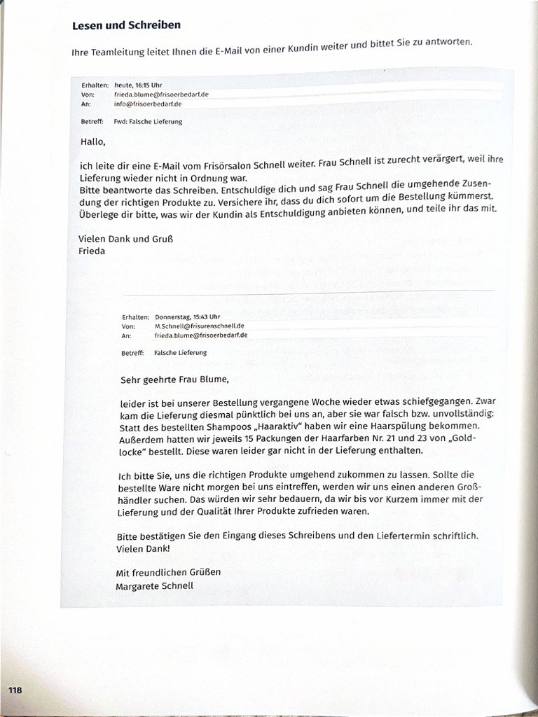 Lesen Und Schreiben B2 Telc Trainer | PDF