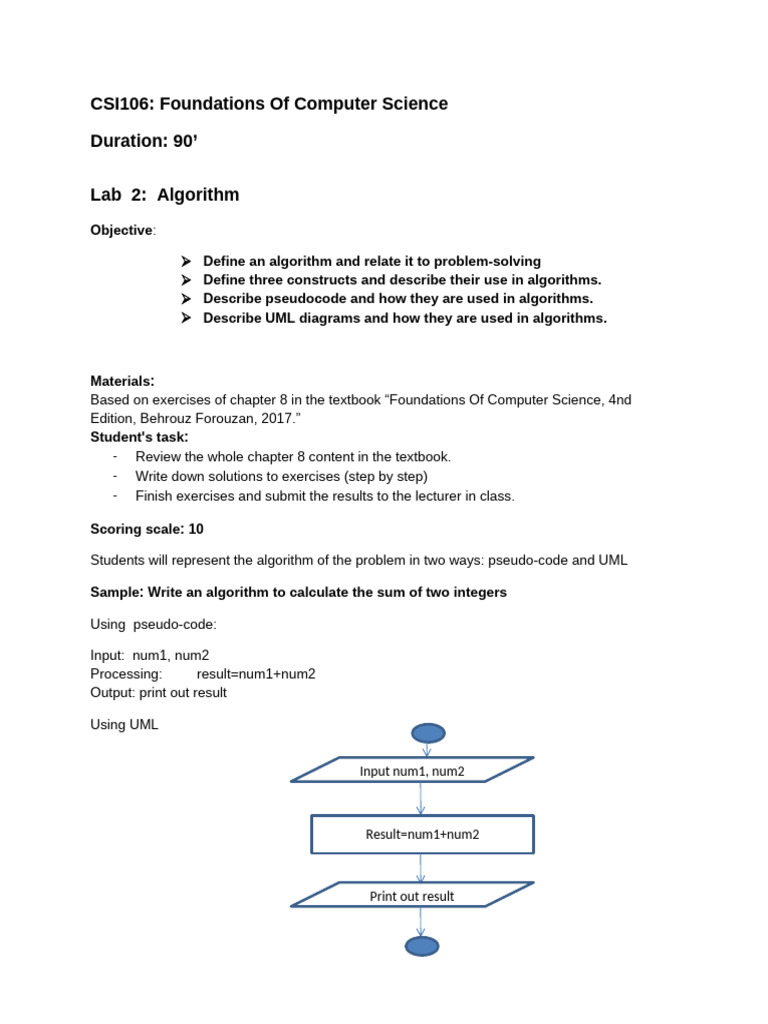 CSI Lab2 | PDF | Algorithms | Computing