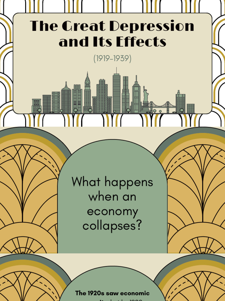 The Great Depression and Its Effects | PDF | Great Depression ...