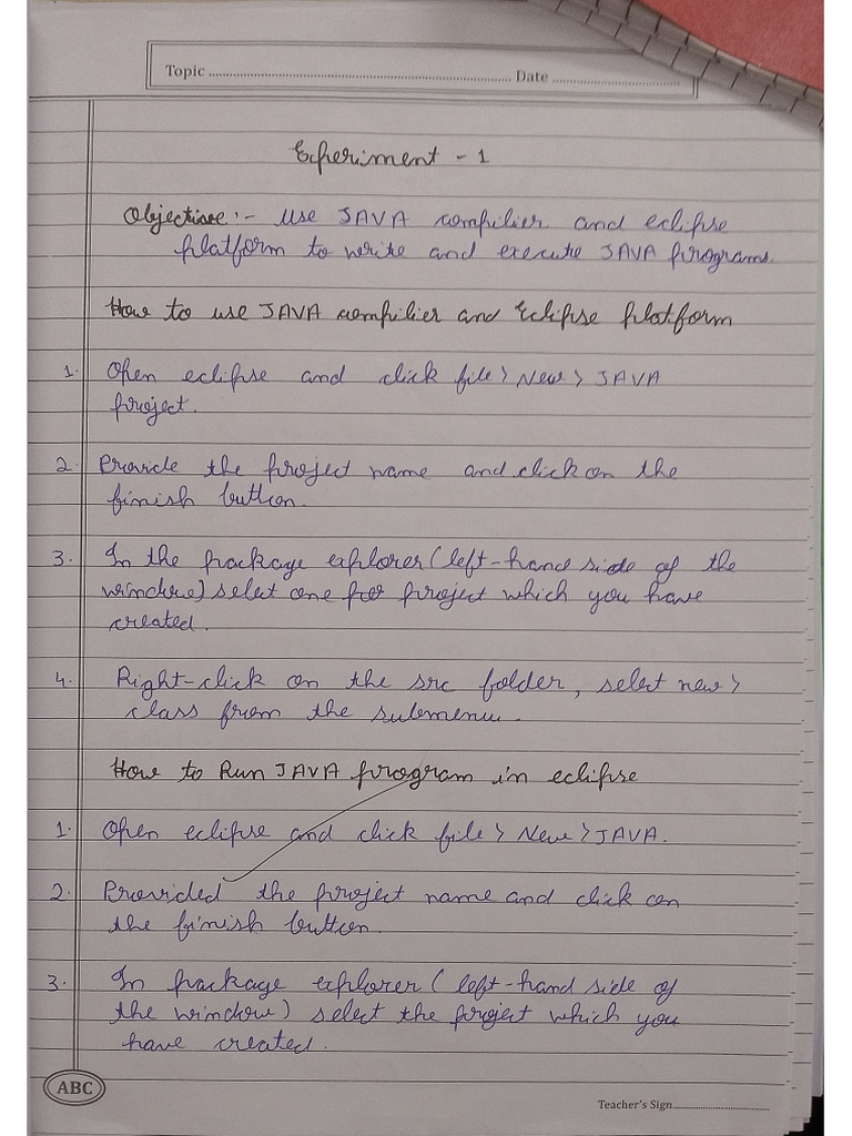 OOPs Practical File | PDF