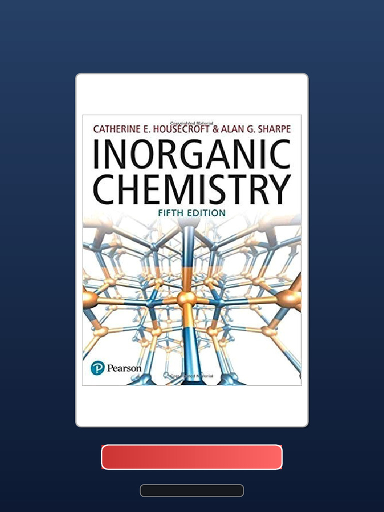 Inorganic Chemistry 5th Edition by Catherine Housecroft Ebook and ...