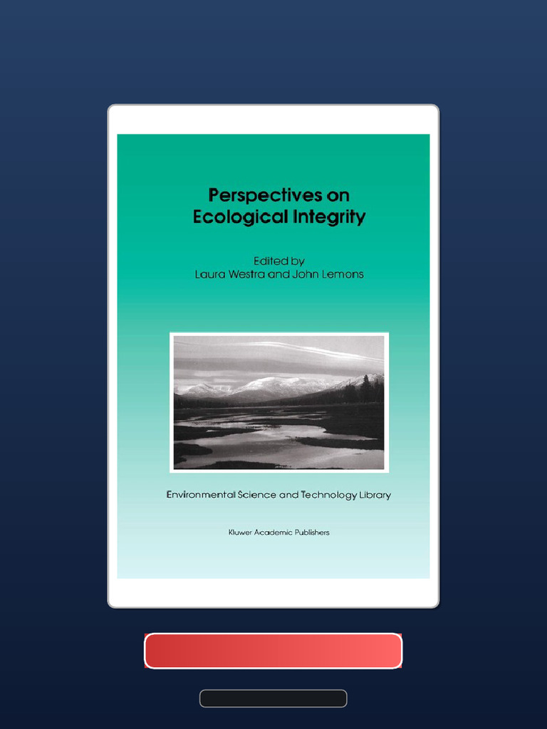 Verified PDF Download Perspectives on Ecological Integrity ...