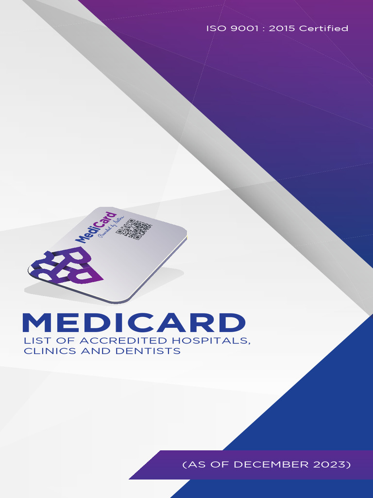 MediCard List of Accredited Providers | PDF | Clinic | Hospital