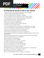 100 Inspiring Motivational Quotes | PDF