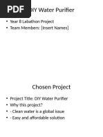 Water Purification Project Final | PDF | Filtration | Water Purification