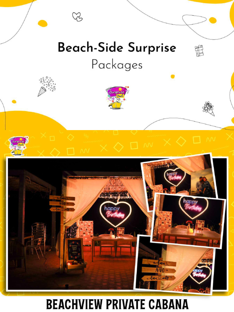 Beach-Side Surprise Packages - Surprise Machi | PDF