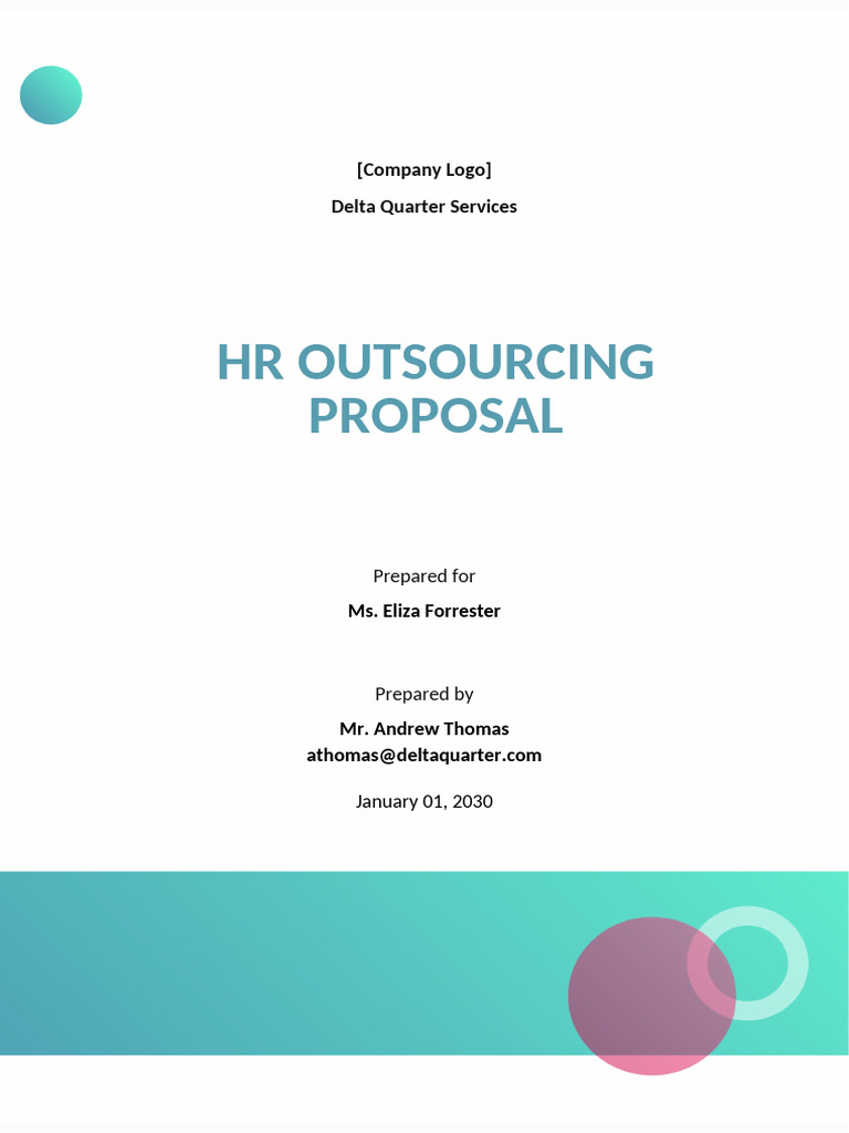 HR Outsourcing Proposal Template | PDF | Business