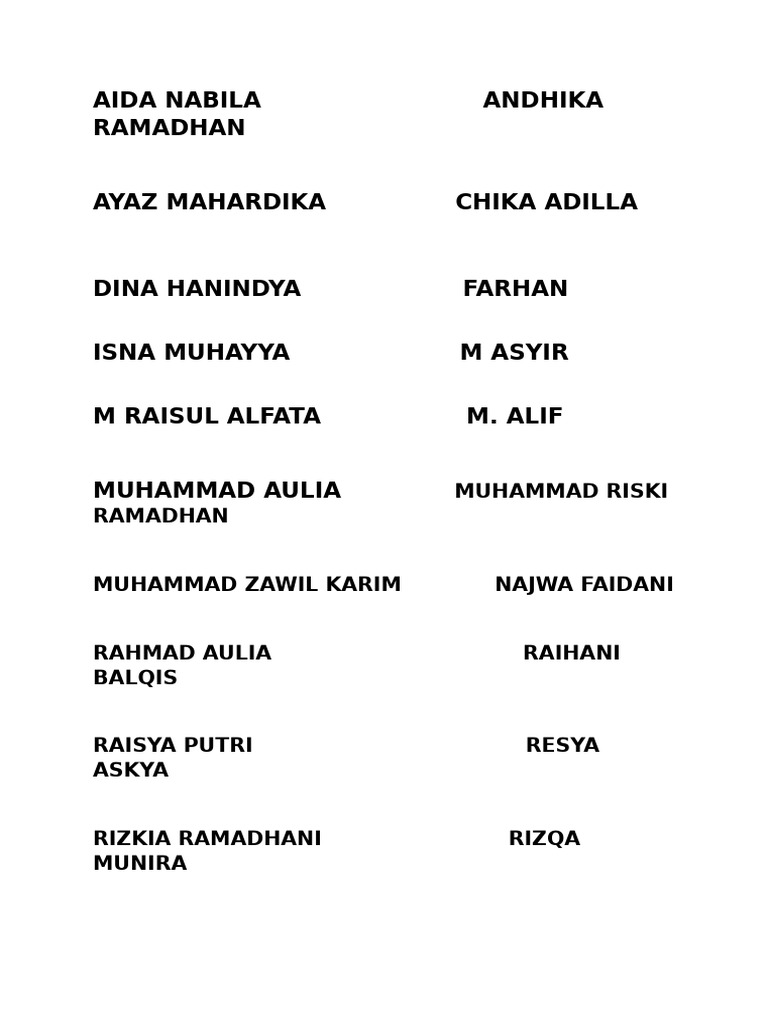 Aida Nabila Andhika Ramadhan | PDF