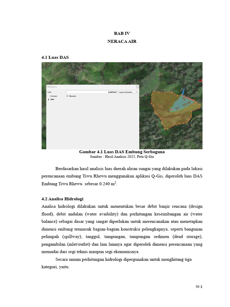 Laporan BAB IV Neraca Air | PDF