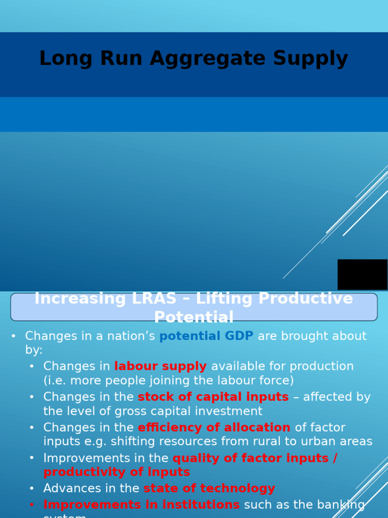 Long Run Aggregate Supply | PDF | Labour Economics | Inflation