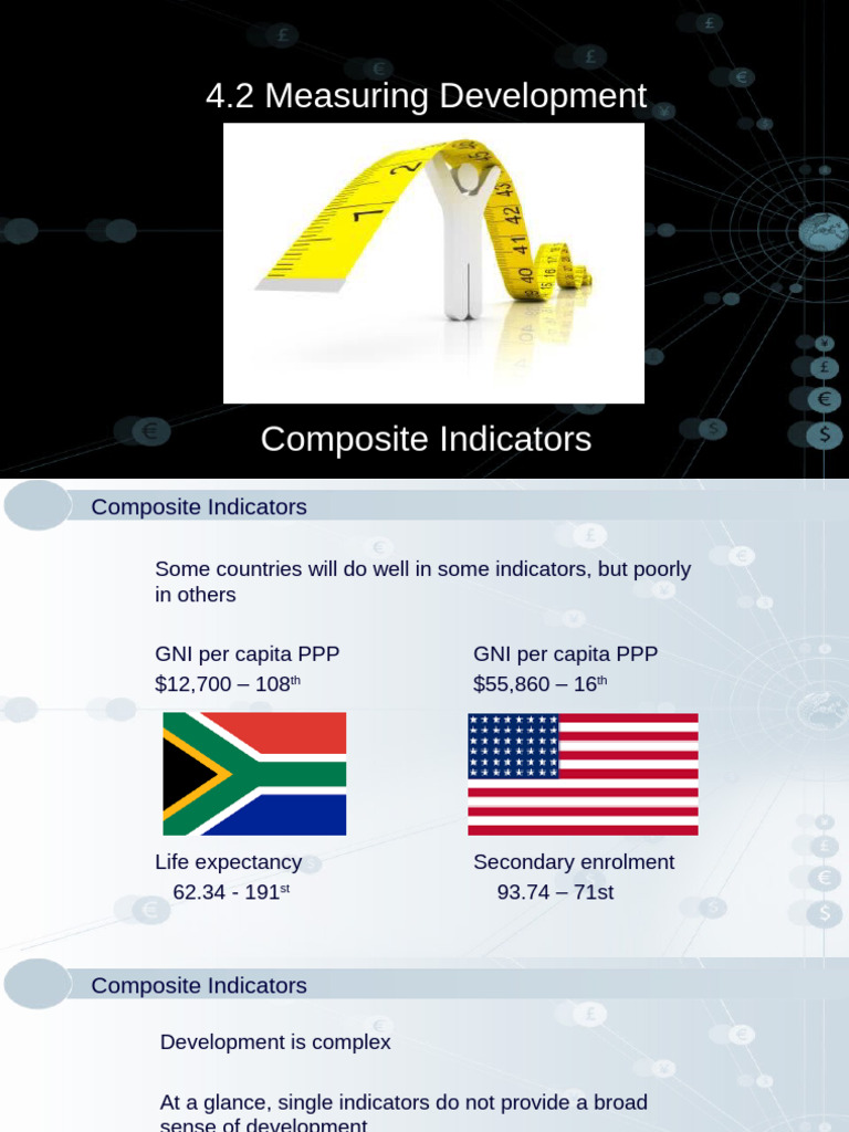 Measuring Development Composite Indicators | PDF