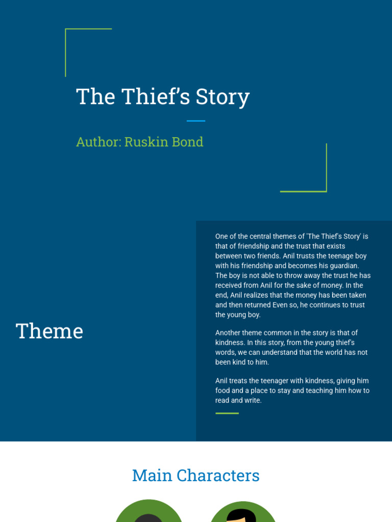 The Theif's Story - Akshara Patel | PDF | Theft