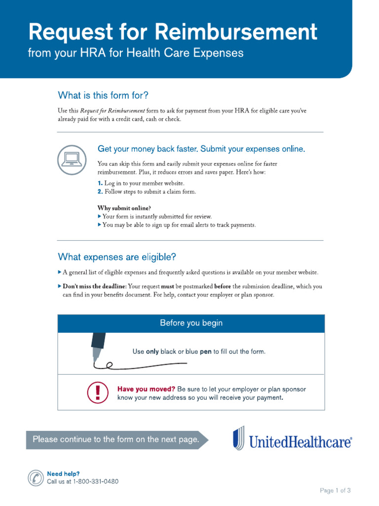 HRA ClaimForm Cams | PDF