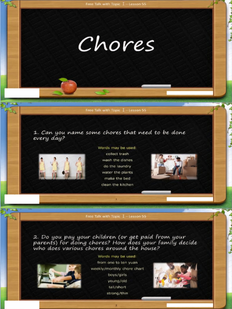 Free Talk With Topic Lesson 55 | PDF
