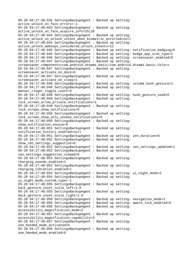 Settings Provider | PDF