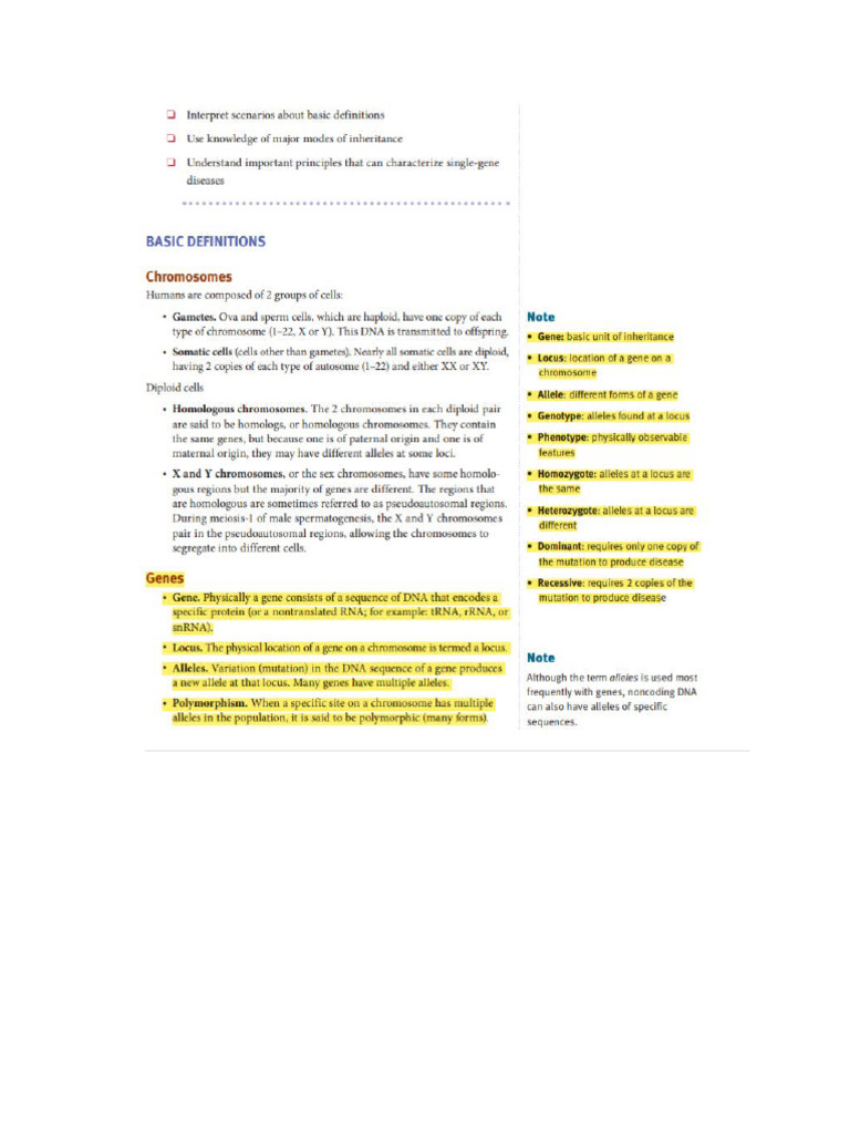 Resource Material For Genetics | PDF