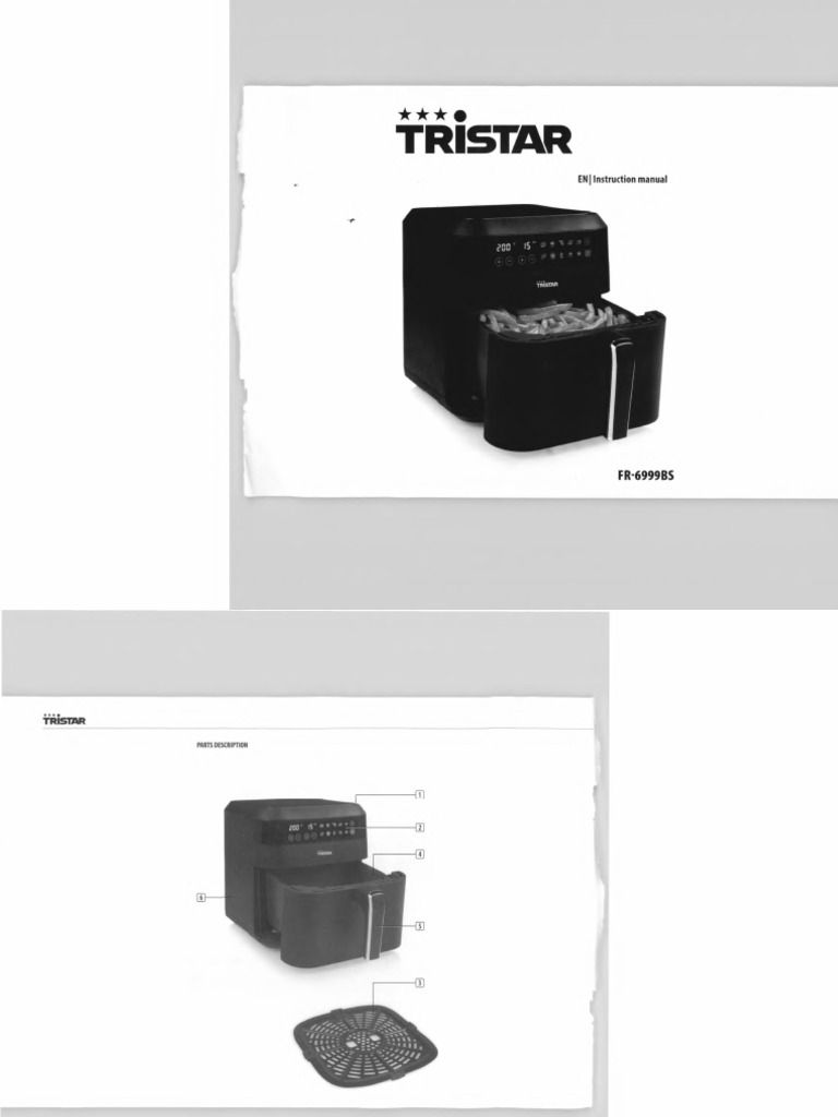 Tristar Air Fryer User Manual | PDF | Baking | Home Appliance