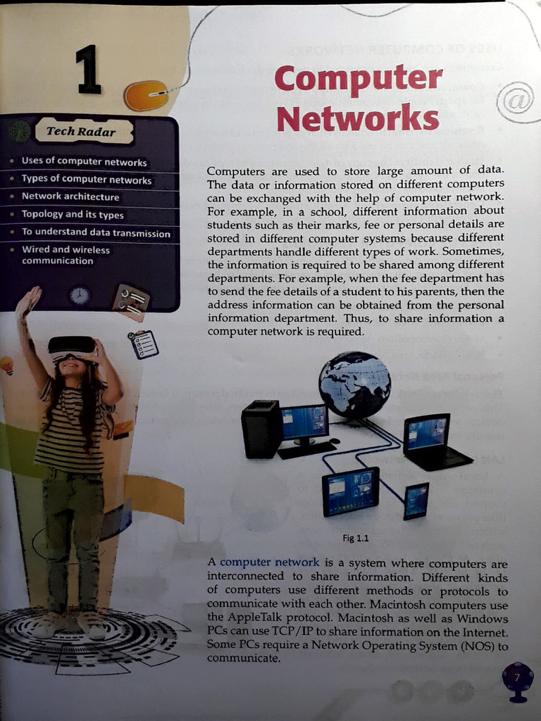 Computer Network Class 8 Chapter 1 | PDF