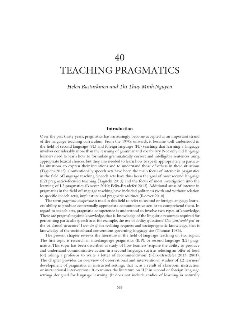 Helen Basturkmen and Thi Thuy Minh Nguyen (2017) | PDF | Fluency | Second Language