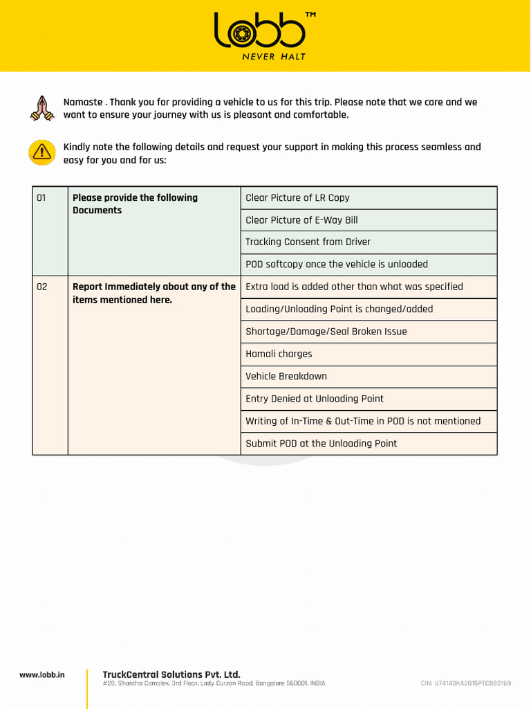 Hamali Charges and Penalty Details | PDF