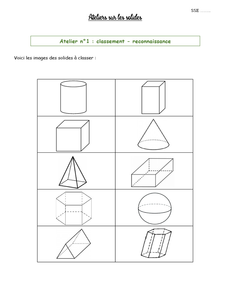 Ateliers de classification des solides | PDF | Polytope | Géométrie ...