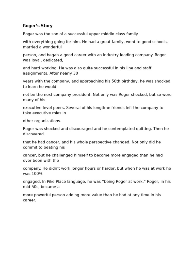 The Story of Roger | PDF