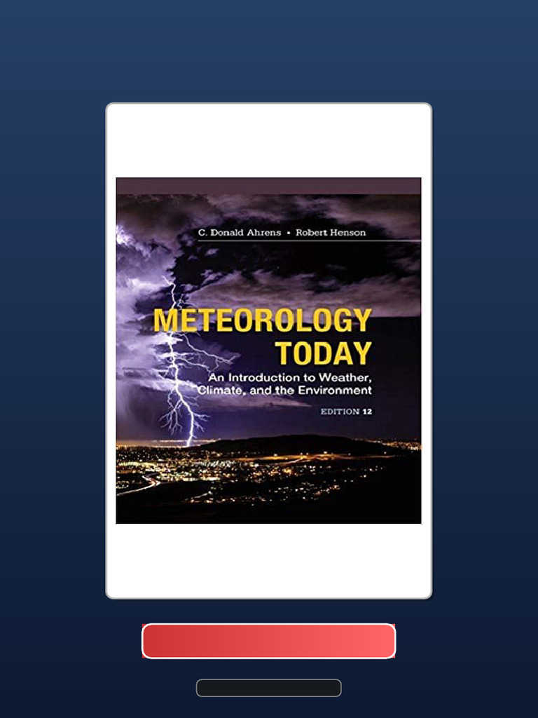Meteorology Today An Introduction To Weather Climate and The ...