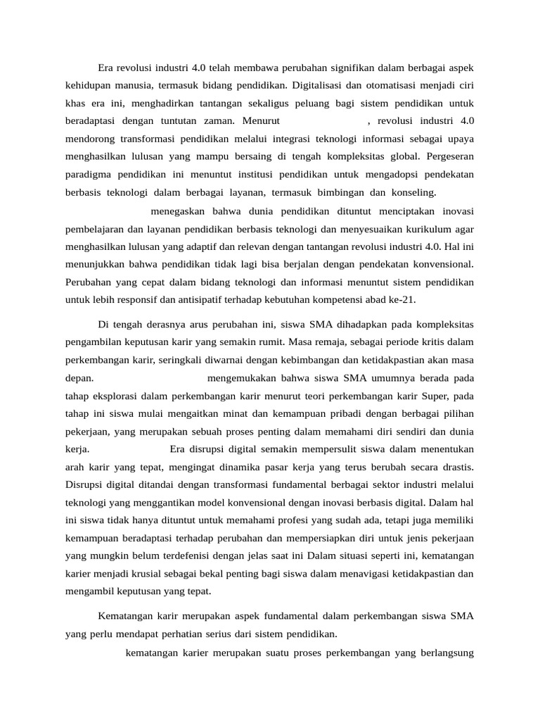 Proposal Pengembangan Karir Berbasis Website | PDF