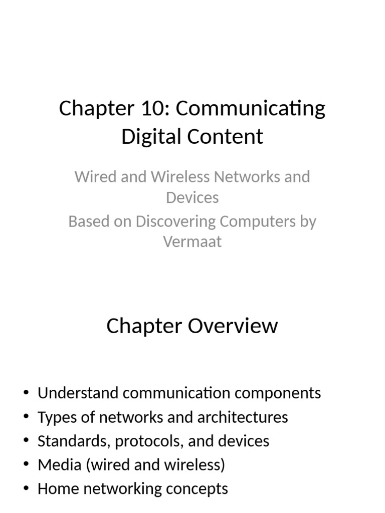 Chapter10 Expanded 40 Slides - PPTX New One | PDF | Computer Network | Wi Fi