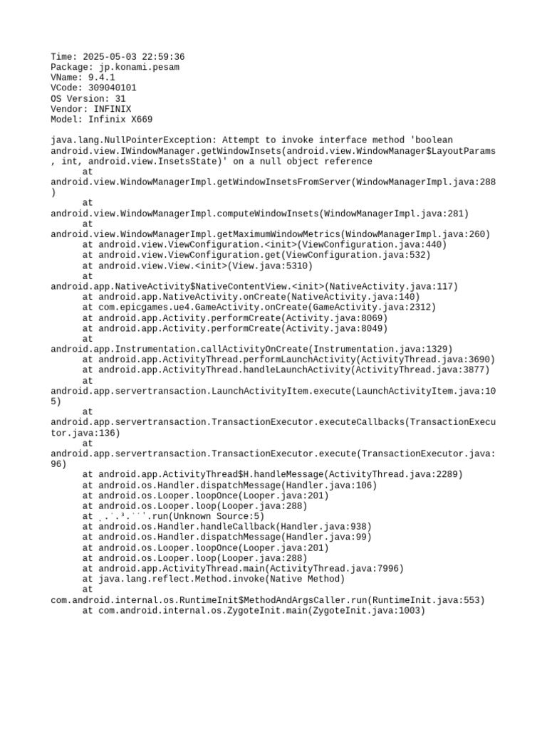 Error Log Jy.x.separation - Qzio.biif | PDF | Java (Programming Language) | Software