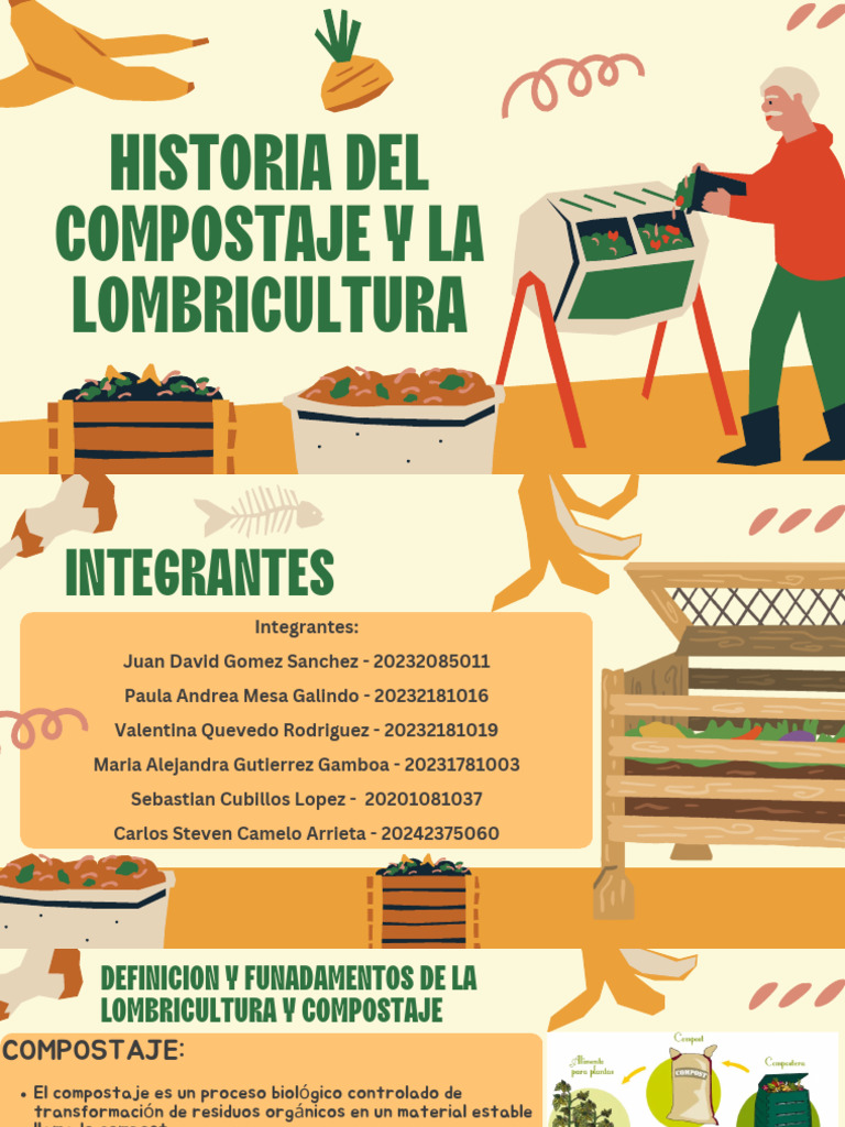 Historia del Compostaje y Lombricultura | PDF | Compost | Agricultura