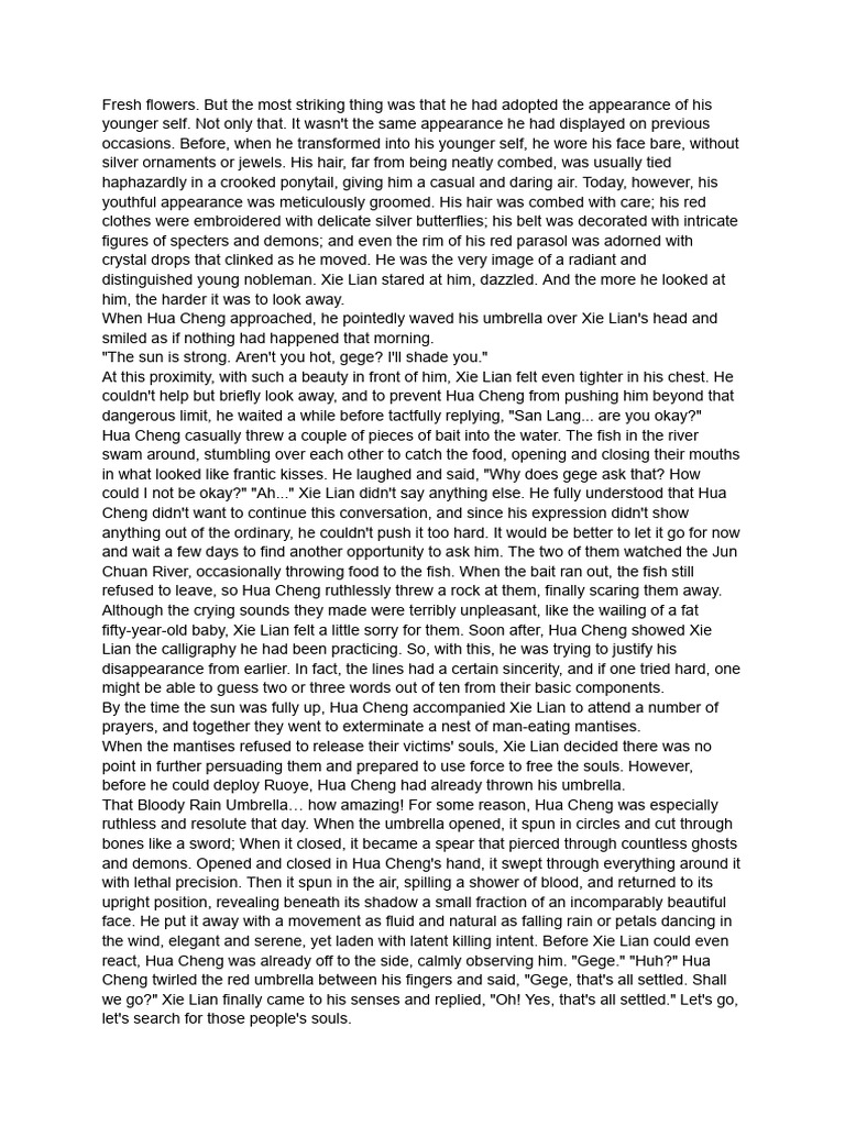 The Ghost King Dressed Down HOB - TGCF ENG PT 2 | PDF