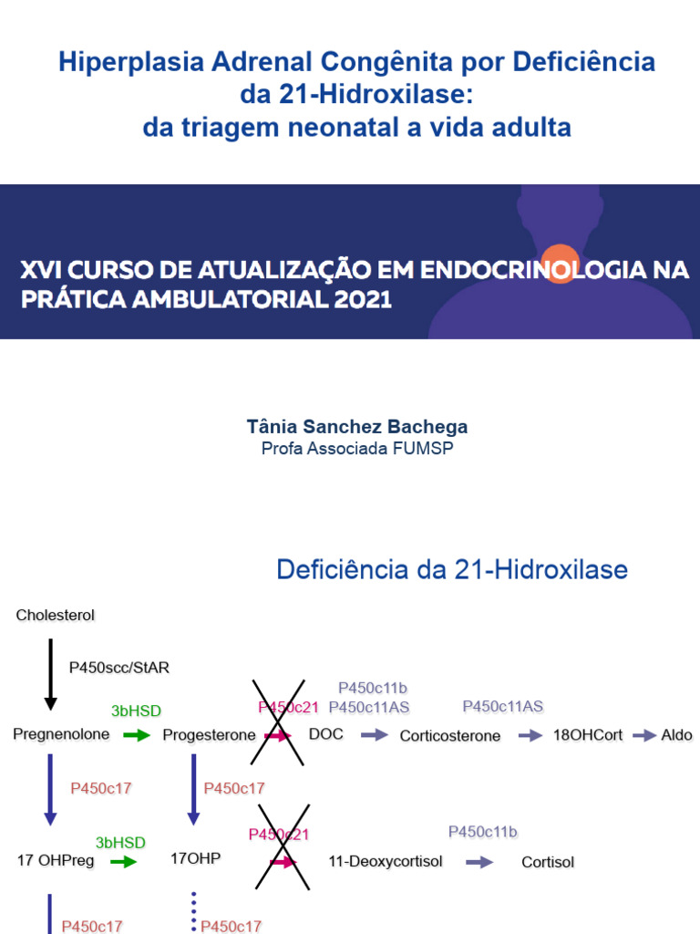 Hiperplasia Adrenal Congênita: Diagnóstico e Tratamento | PDF | Sistema ...