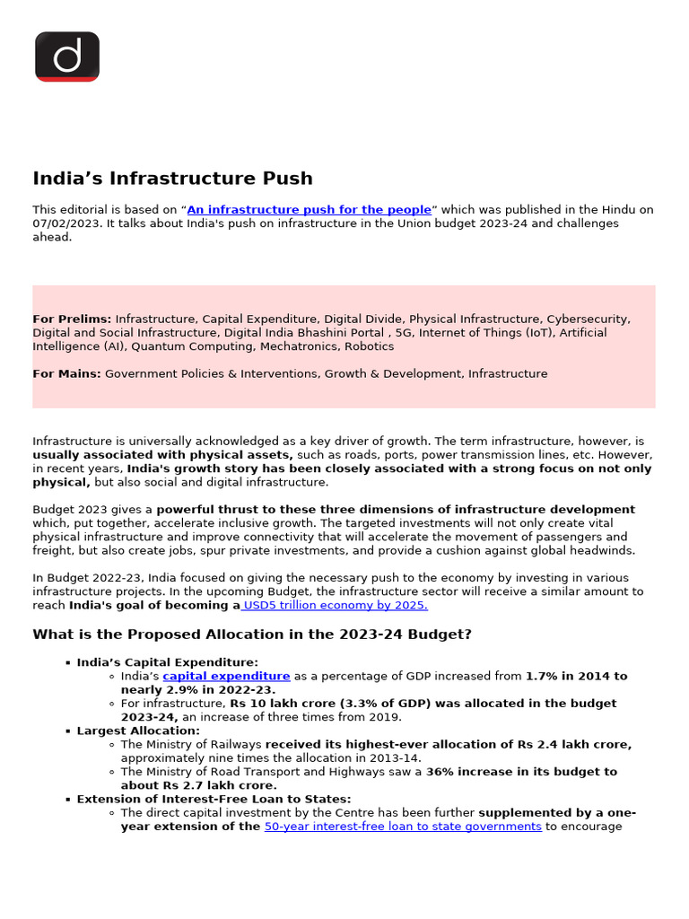 Inclusive Development | PDF | Infrastructure | Economies