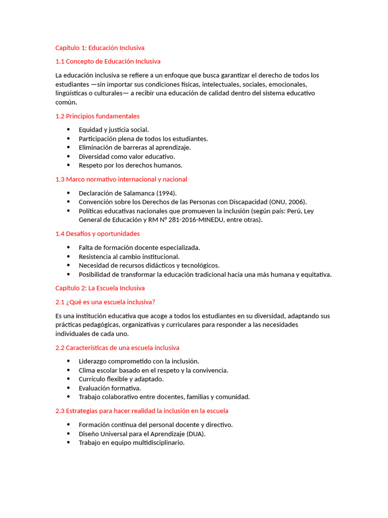 Trabajo 1 Norie | PDF | Inclusión (Educación) | Invalidez