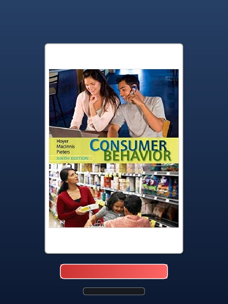 Consumer Behavior 6th Edition by Wayne D Hoyer Ebook and TestBank ...