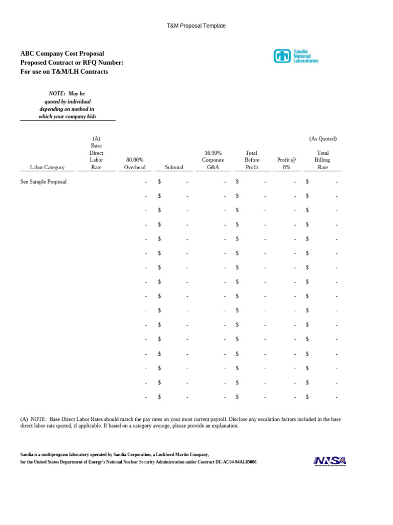 ECP Time and Material LaborSand2010 8031 P | PDF | Expense | Depreciation