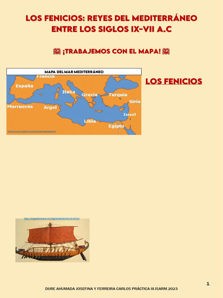 Los Fenicios y El Dominio Del Mediterráneo Final | PDF | Fenicia ...