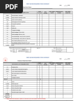 Fire Fighting Equipment Inspection Checklist - 2024 | PDF