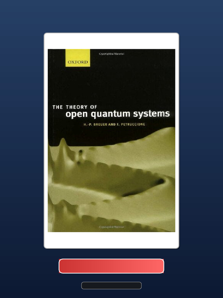 The Theory of Open Quantum Systems Full Download | PDF | Multiple Choice | Science