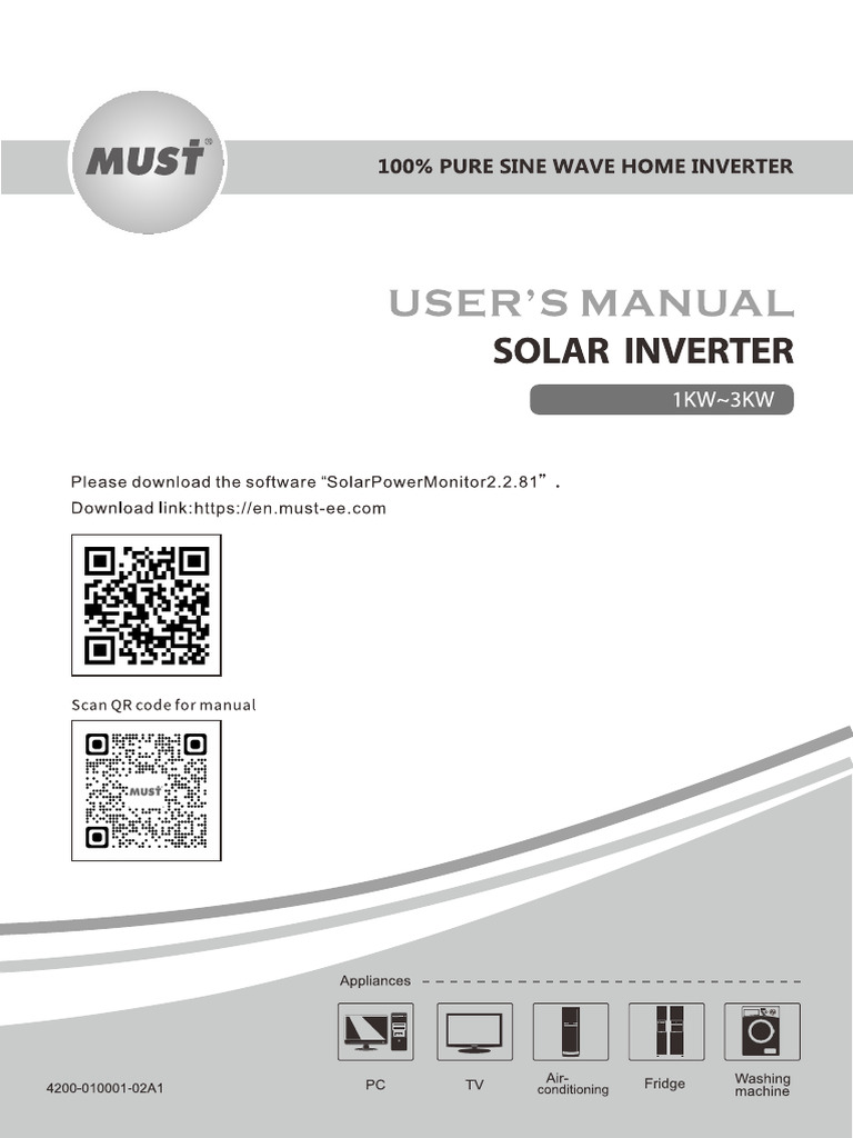 PV1800, VPK 3KW, En, Must | PDF